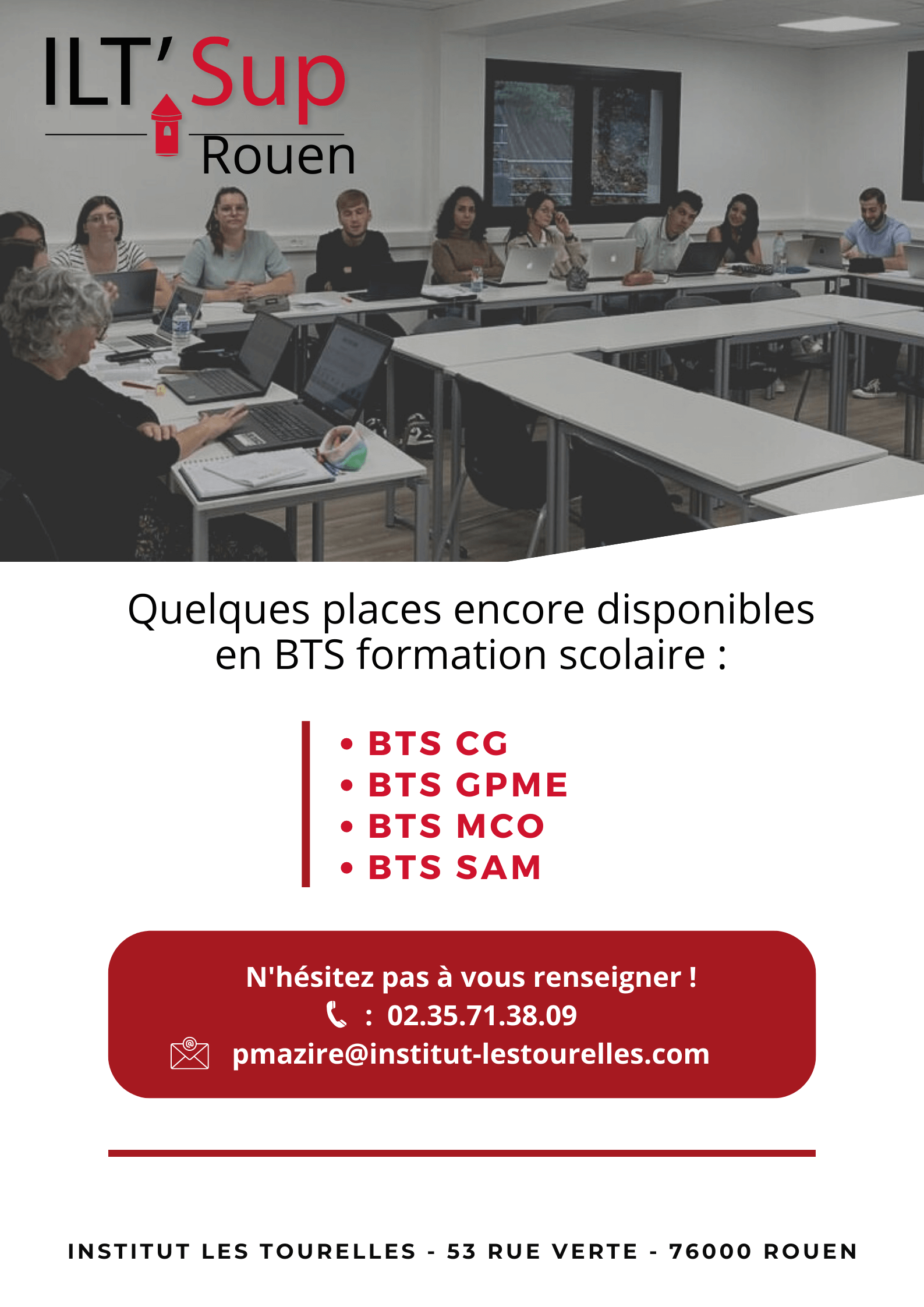 Institut Les Tourelles - Accueil - Rouen - Normandie